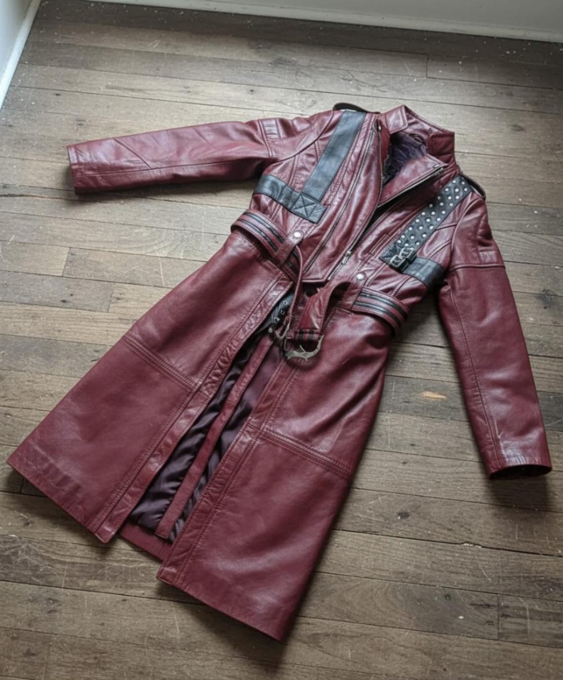 Devil May Cry 3 Dante Leather Coat: Unisex Cosplay Trench Jacket - Etsy