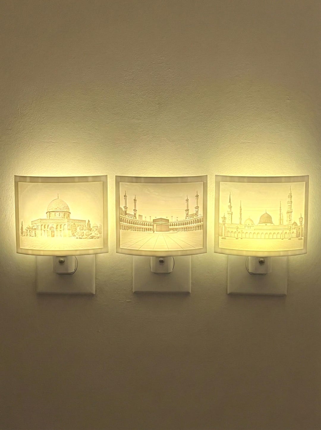 Islamic Holy Sites Lithophane Night Light | Ramadan Eid Gift - Etsy Canada