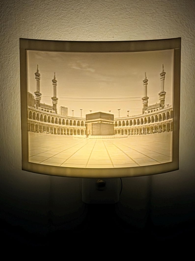Islamic Holy Sites Lithophane Night Light | Ramadan Eid Gift - Etsy Canada