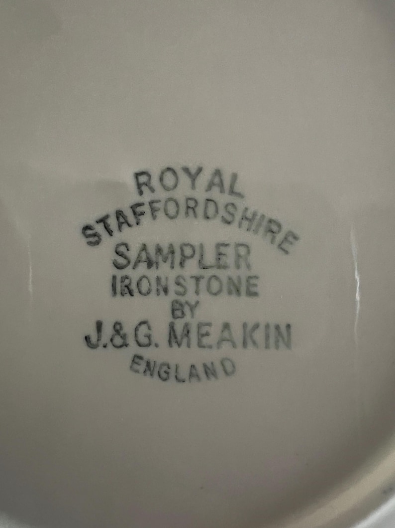 J&G Meakin, Royal Staffordshire, Sampler Ironstone Made in England - Etsy