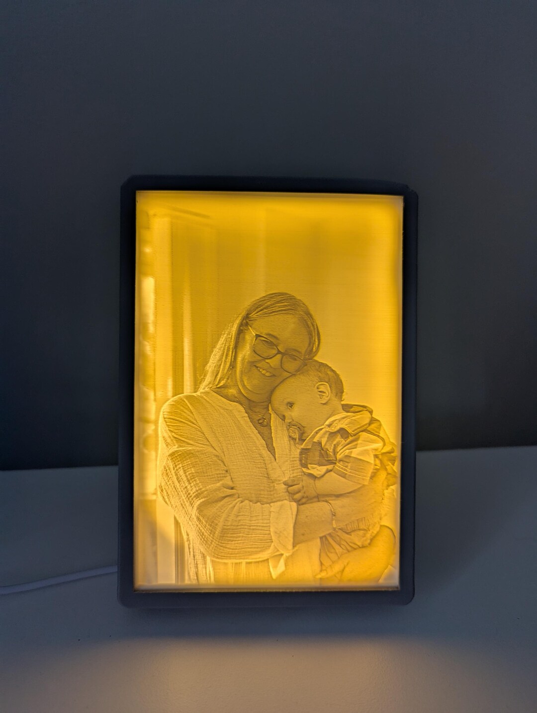 Personalized Light up Lithophane Photo - Etsy