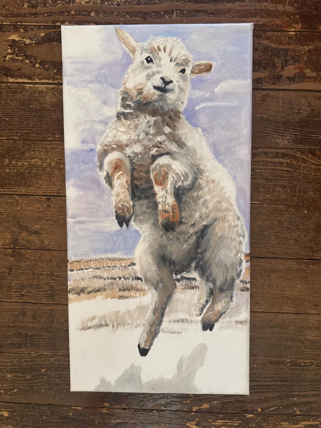 Leaping Lamb Jumping for Joy, Sheep, Animal, Cuddly Wool, Innocent ...