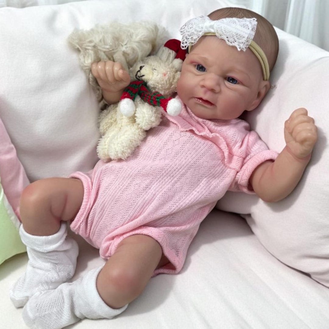 17 Inch Reborn Baby Doll Elijah - Lifelike Handmade Doll With Painted ...