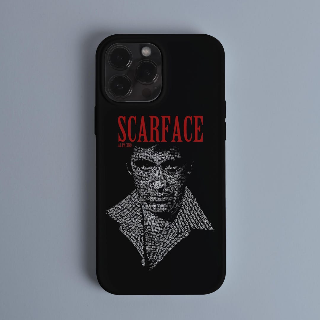Scarface Tony Montana Phone Case - İphone Scarface Case - İphone Tony ...