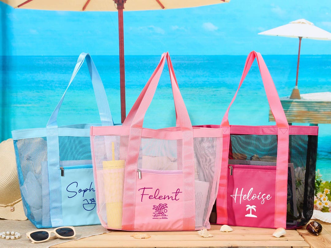 Personalized Beach Tote Bag,travel Beach Bag,summer Hobo Bag,bridesmaid ...