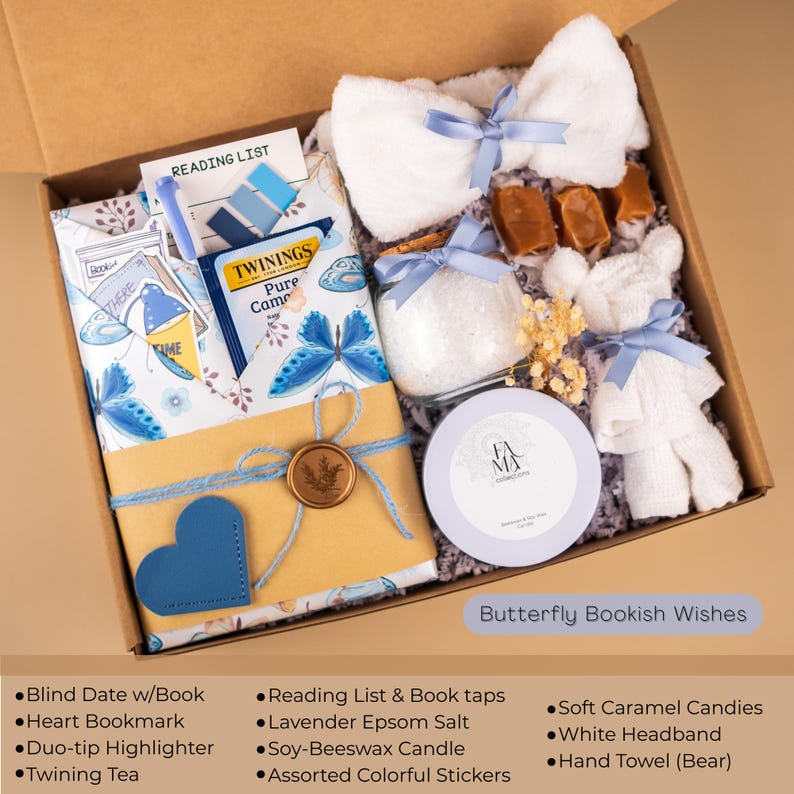 Blind Date With a Book Gift Cozy Book Gift Box With a Book Lover Club ...