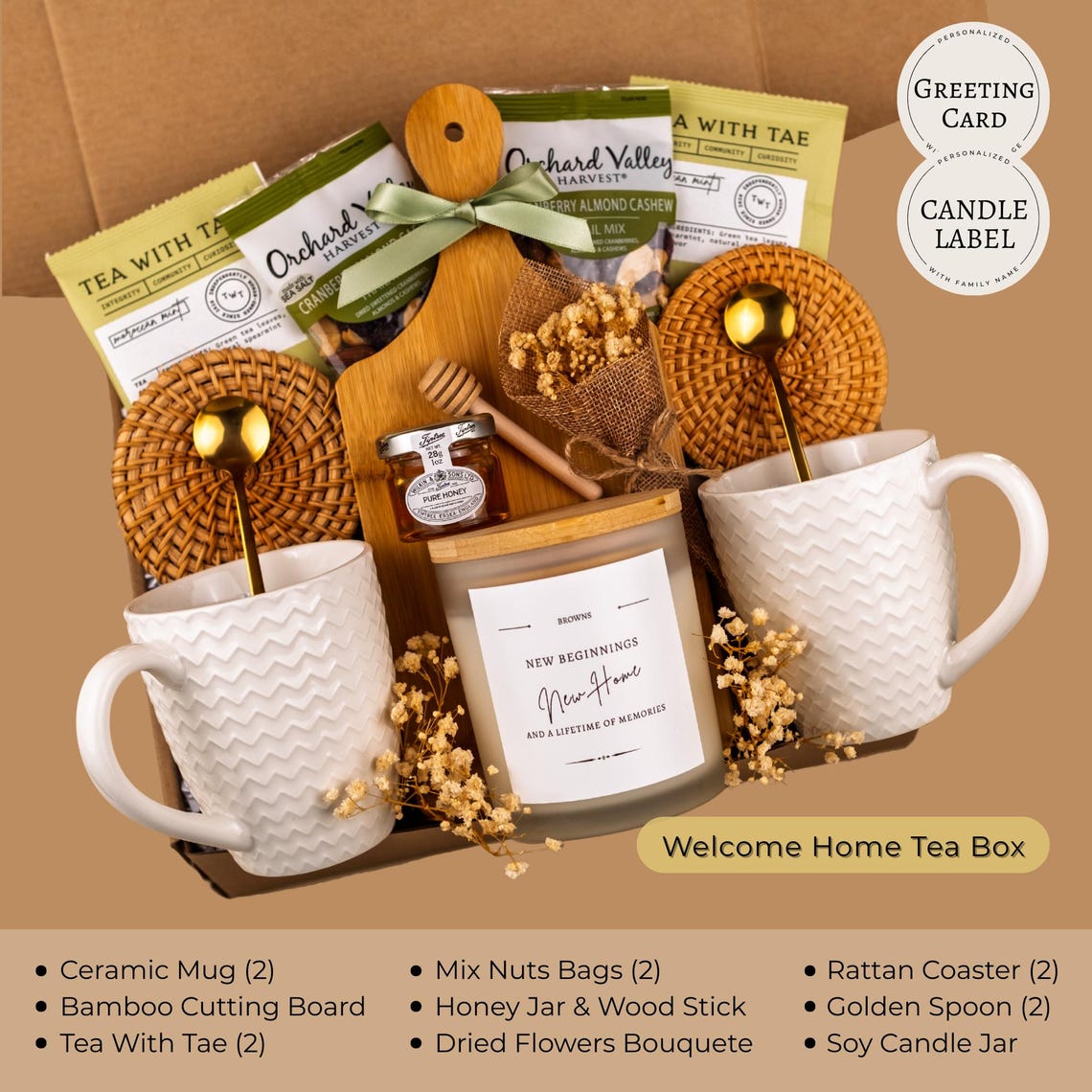 New Home Gift Box Realtor Gift Basket New Homeowners for Couples First ...