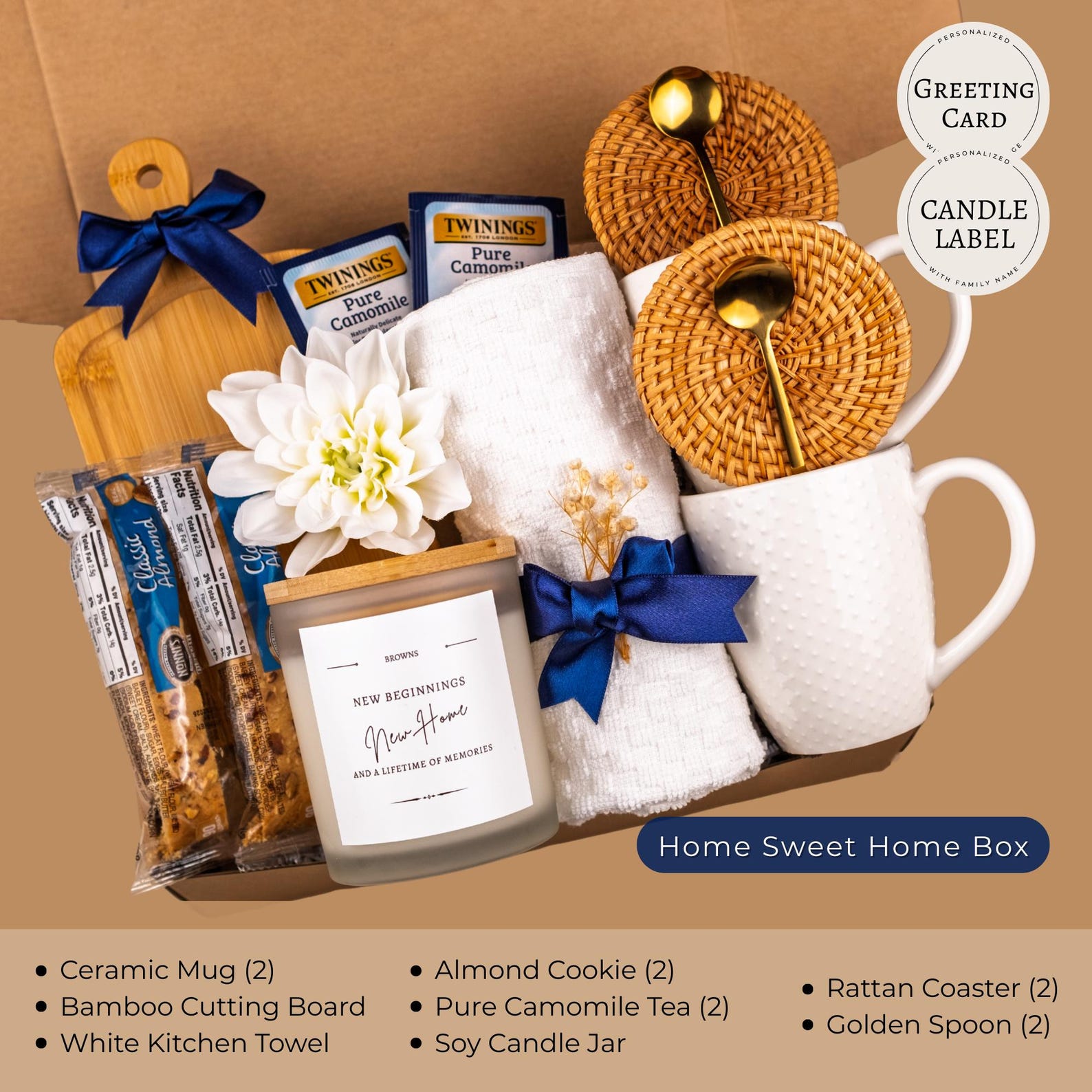 New Home Gift Box Realtor Gift Basket New Homeowners for Couples First ...