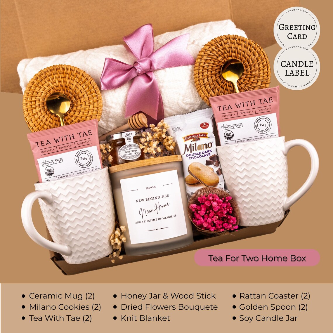 New Home Gift Box Realtor Gift Basket New Homeowners for Couples First ...