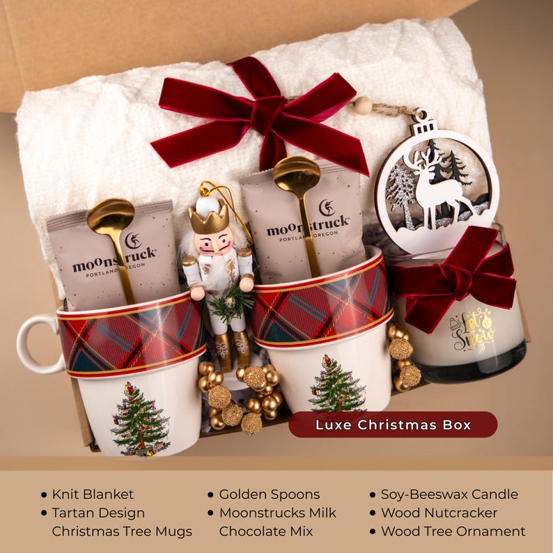 Holiday Gift Box – Cozy Winter Care Package | Self-care Gift Basket for ...