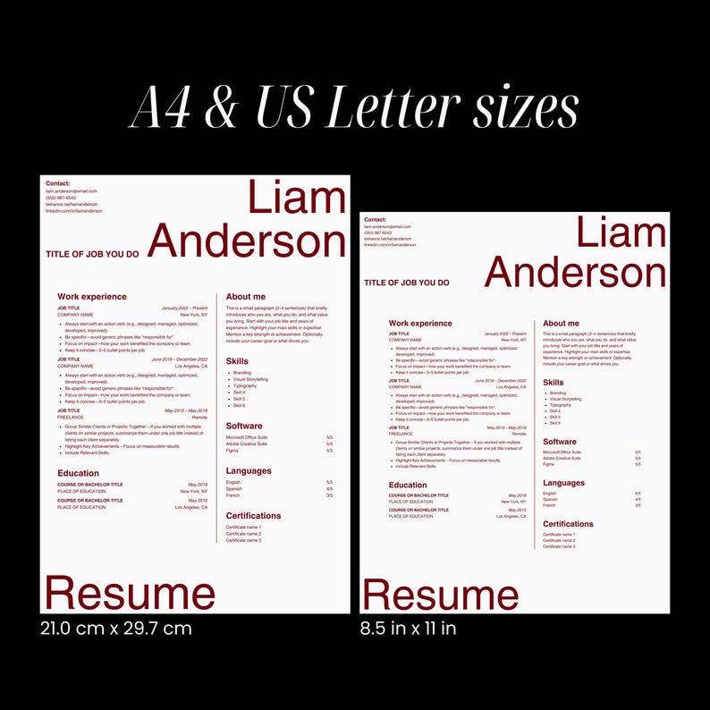Simplify Your Job Hunt - Modern Resume Template With Cover Letter ...