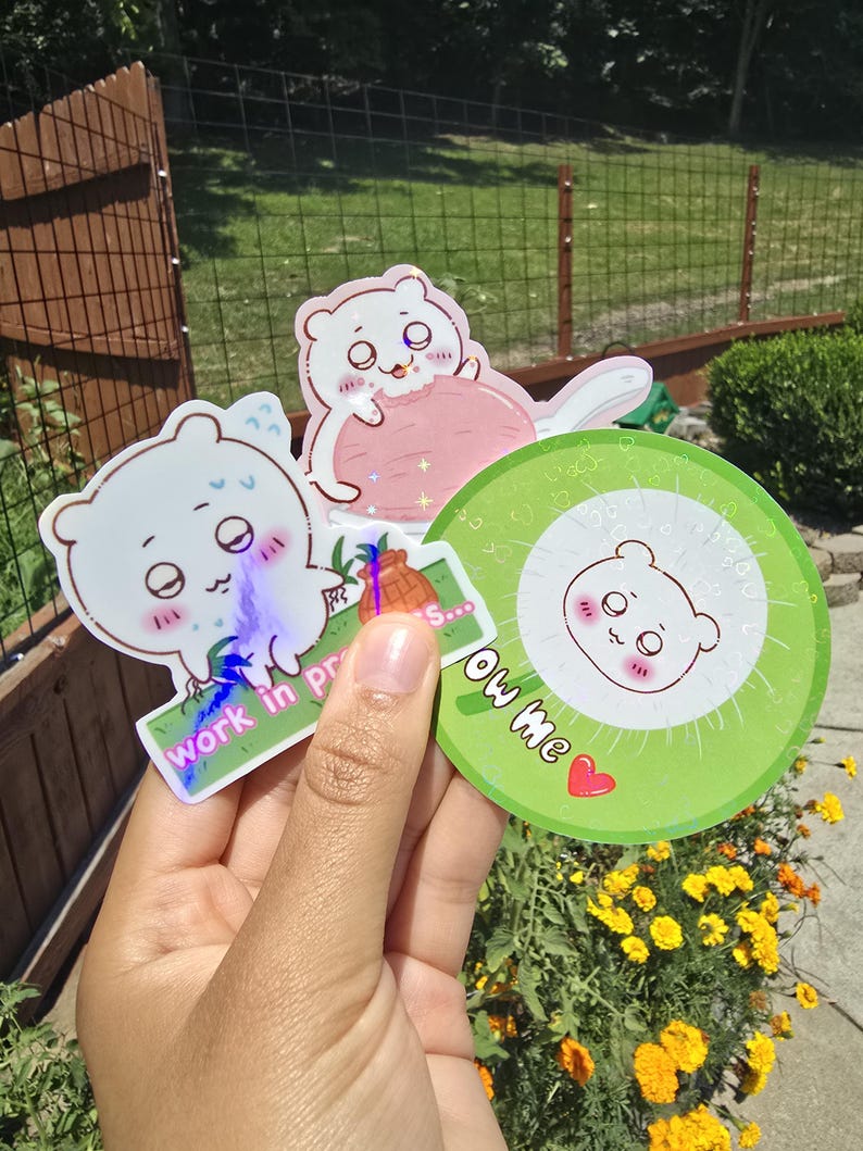 Work in Progress Chiikawa Sticker - Etsy