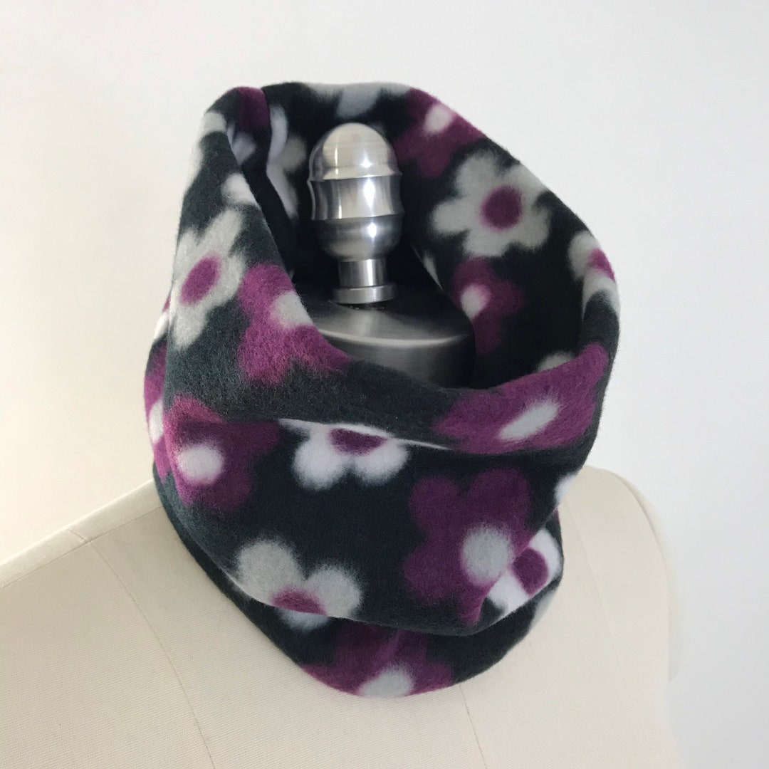 Dual Layer Fleece Neck Buff: Winter Neck Gaiter Scarf Sweetnola Scarves ...