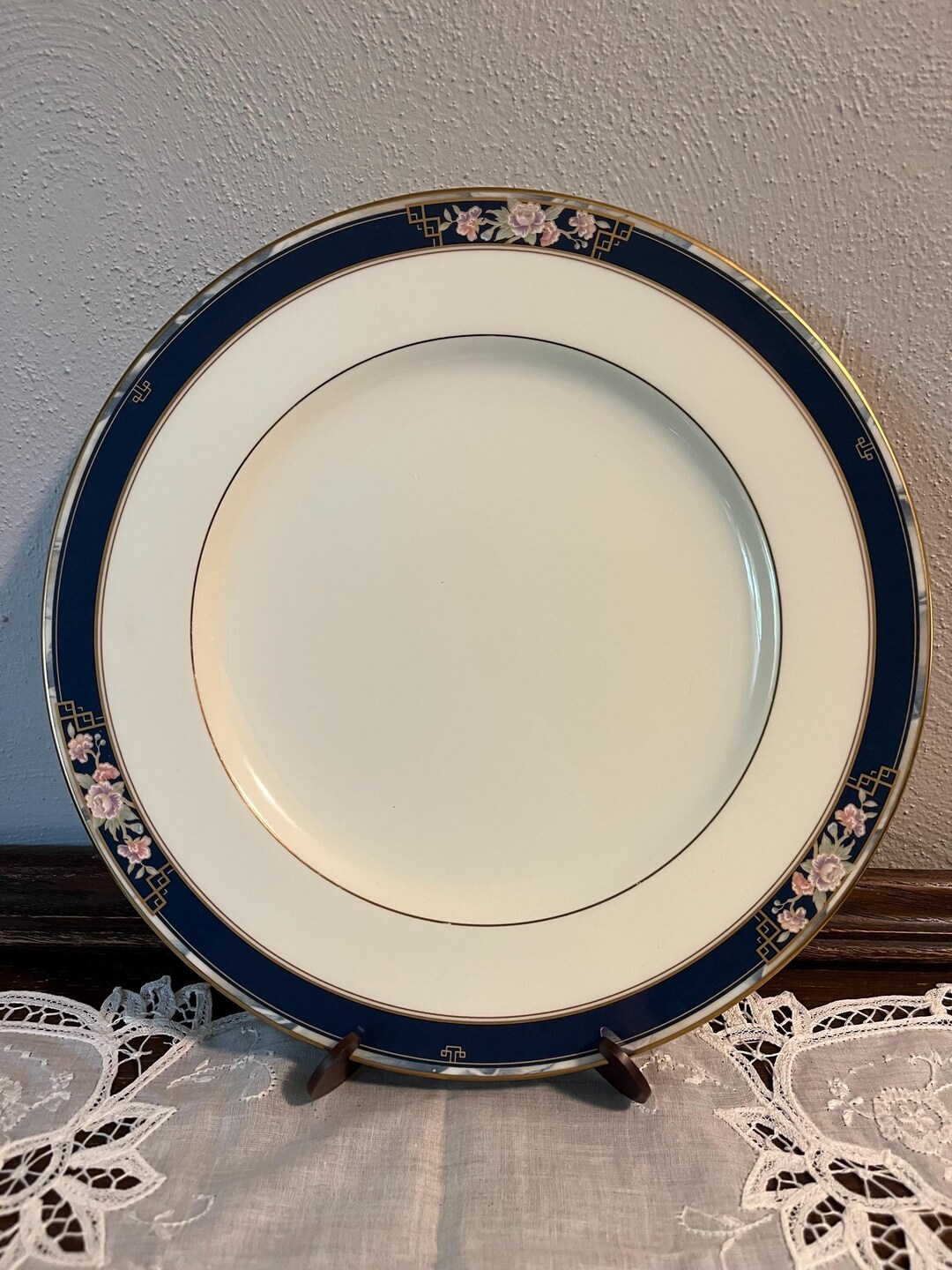 Noritake Bone China Azure Garden Dinner Plate - Etsy