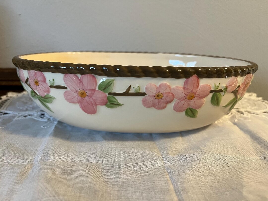 Franciscan Desert Rose Oval Serving Bowl - Etsy