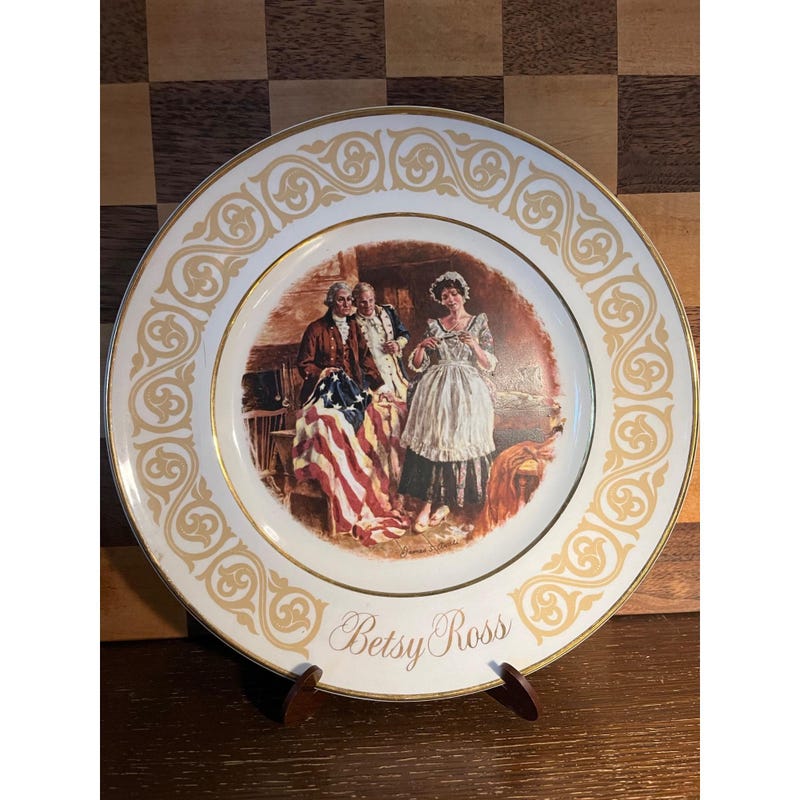 Betsy Ross Vintage Plates - Etsy