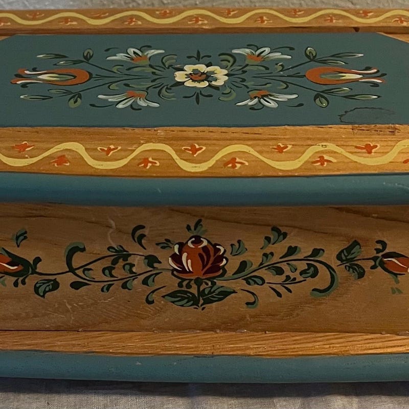 Russian Painted Music Box - Etsy