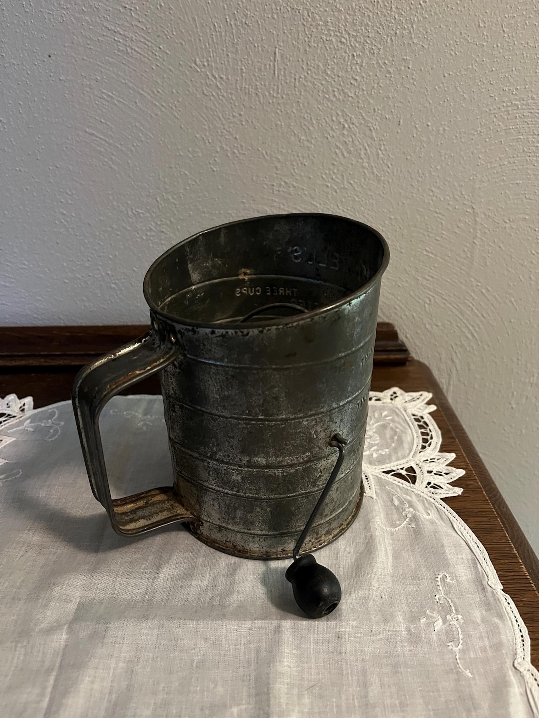 Vintage Bromwell Flour Sifter With Crank Handle - Etsy