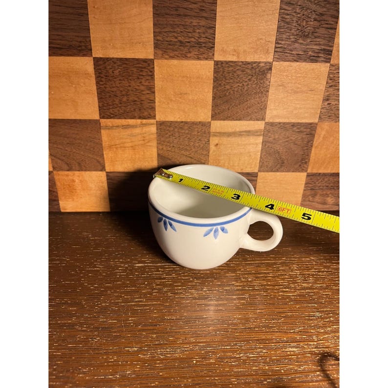 Blue Floral Ceramic Coffee Tea Cup A311 - Etsy