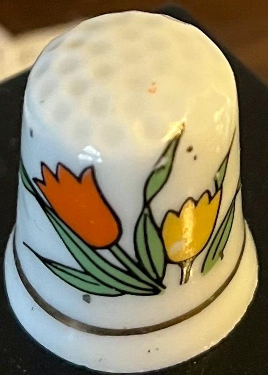 Spring Flower Tulip Thimble - Etsy