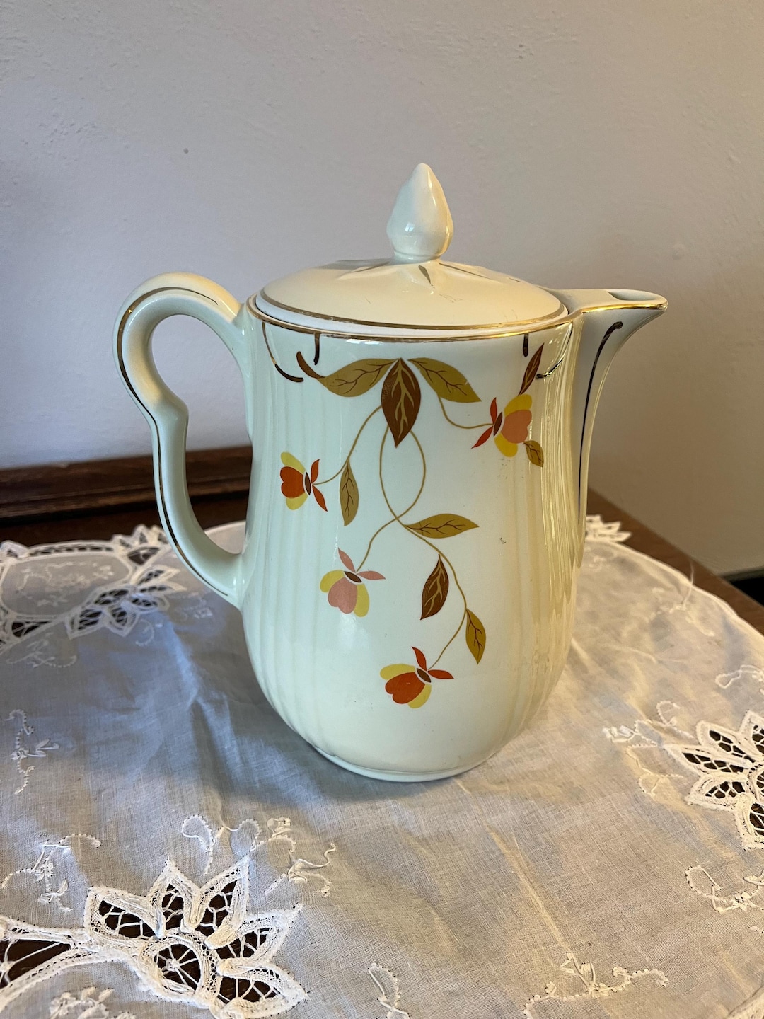 Jewel Tea Company/hall China Company Vintage Cottagecore Autumn Leaf ...