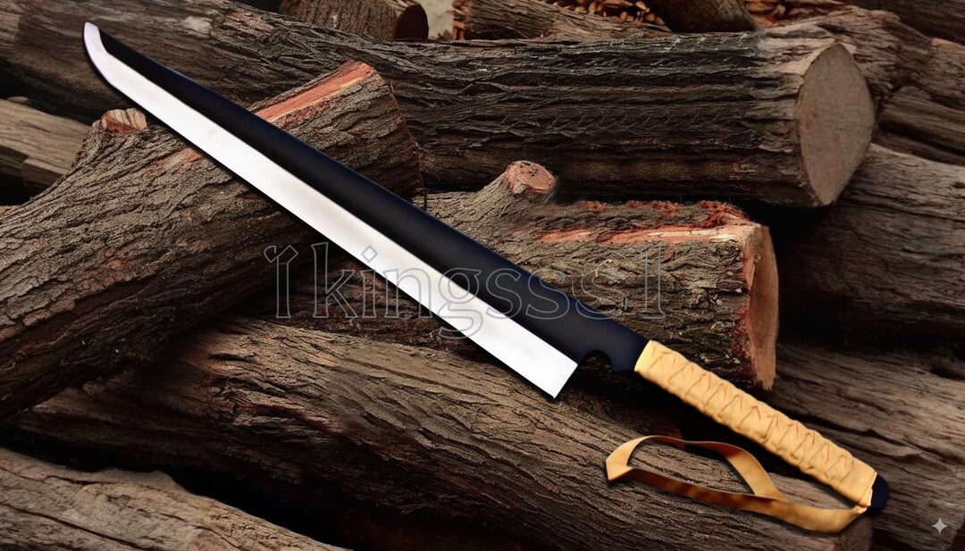 Handmade Zangetsu Sword Replica: Anime Collectible Decor - Etsy