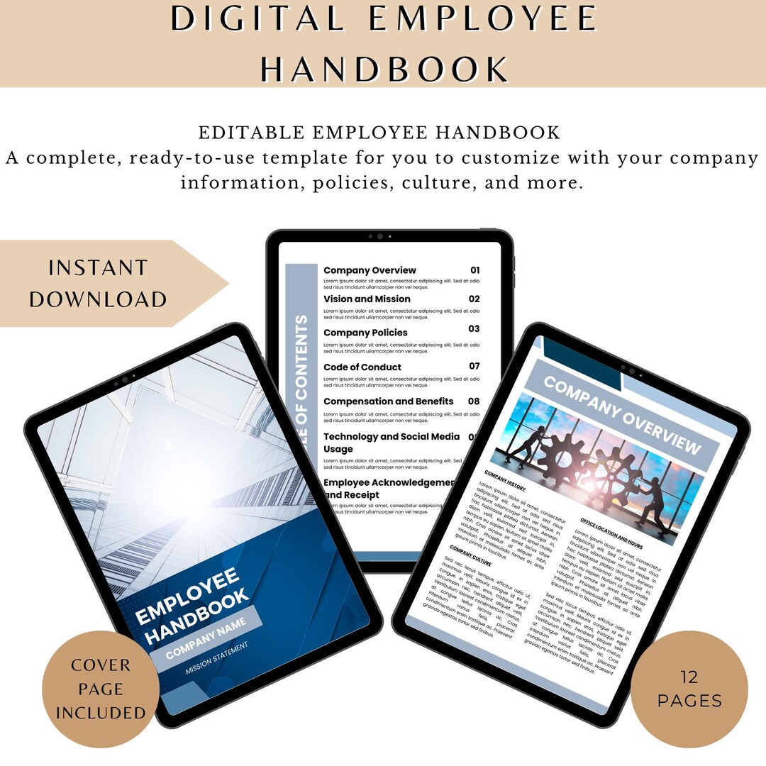 Employee Handbook | Digital Employee Handbook | Company Policies ...