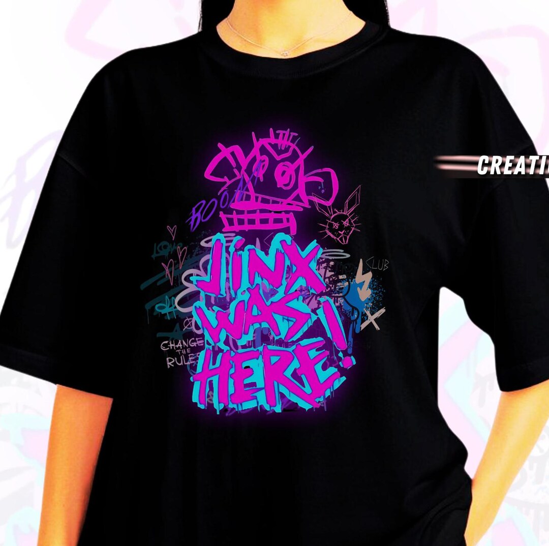 Jinx Graffiti Png , League of Legendss PNG - Etsy