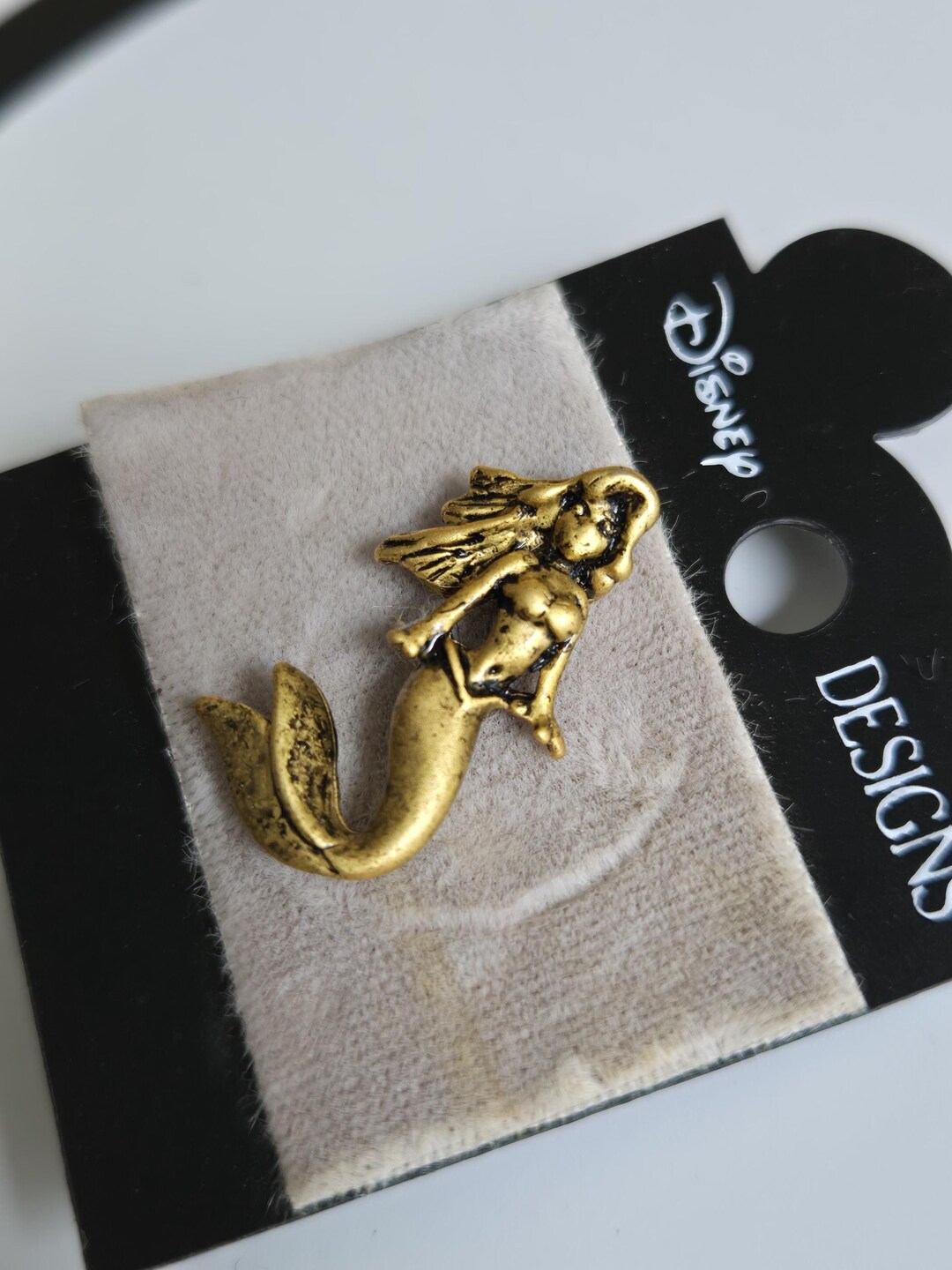 Golden Colored Ariel Pin Little Mermaid Disney Designs Vintage - Etsy