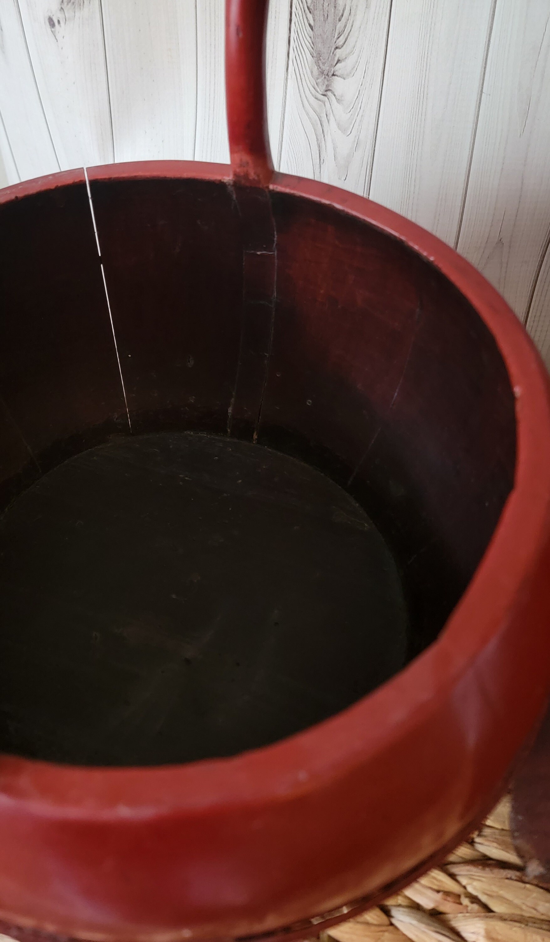 Chinese Wedding Basket Red Lacquered Antique Heirloom - Etsy