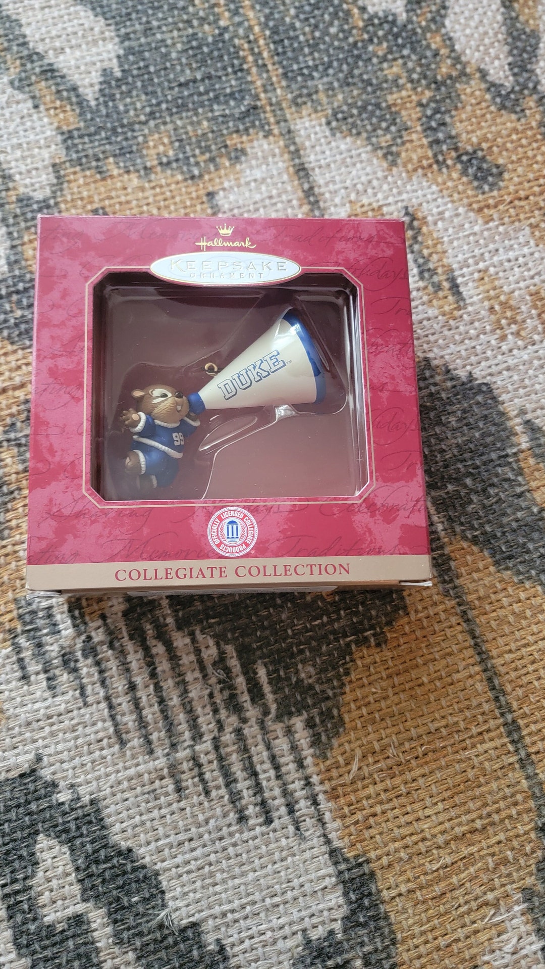 Duke University Vintage Hallmark Keepsake Ornament Cheer Chipmunk With ...
