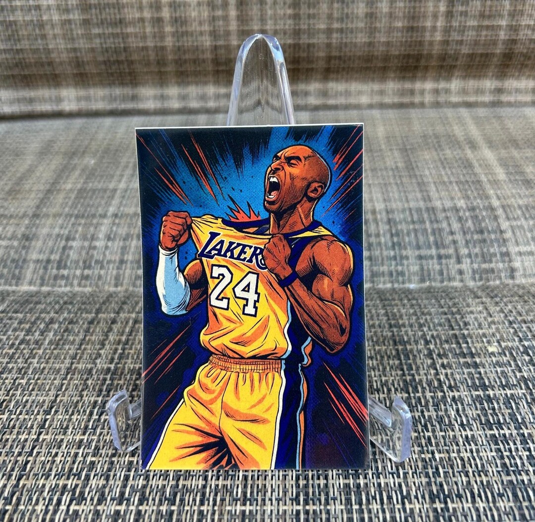 Kobe Bryant-inspired Comic Book Themed Holographic Sticker - Etsy