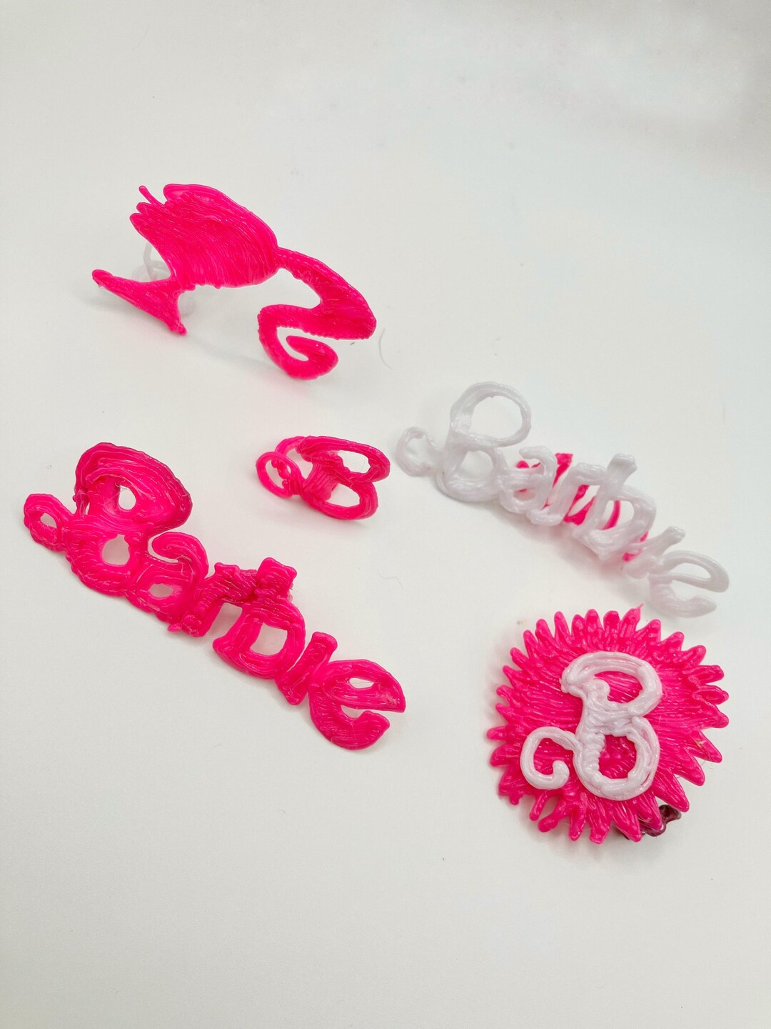Barbie Theme Girls Birthday Party Straw Charm Party Favors Set of 5 - Etsy