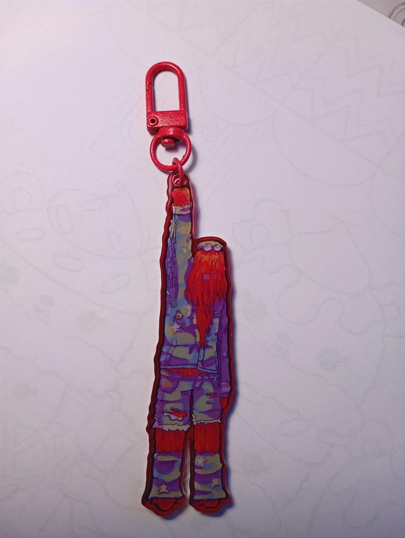 Dhmis Keychains // Don't Hug Me I'm Scared Acrylic Keychains - Etsy