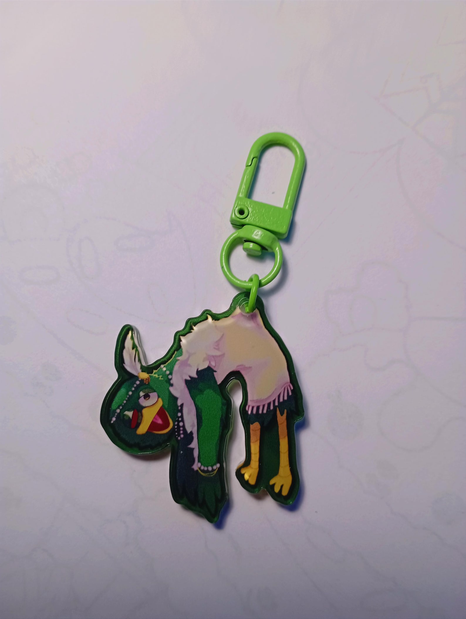 Dhmis Keychains // Don't Hug Me I'm Scared Acrylic Keychains - Etsy