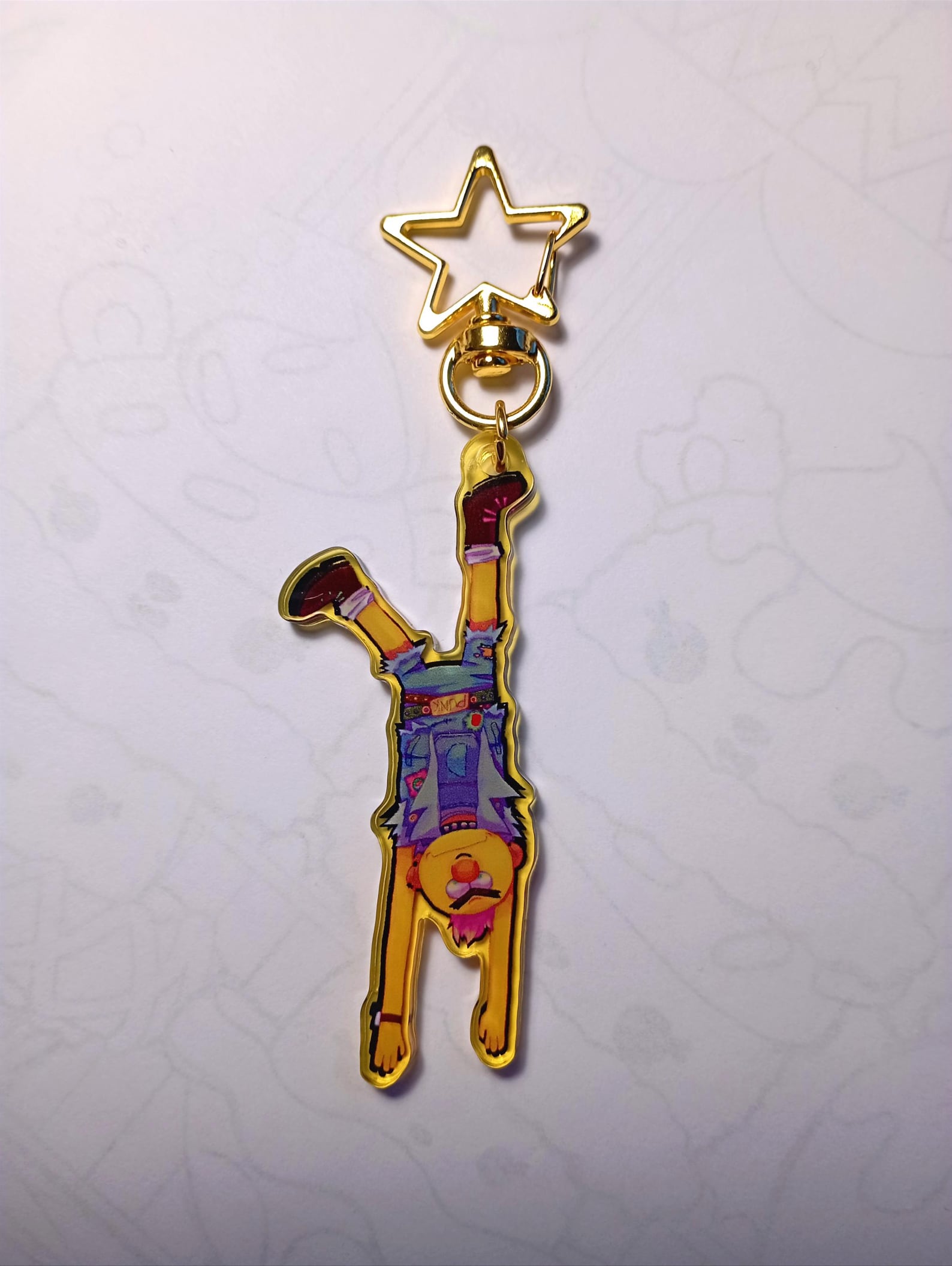 Dhmis Keychains // Don't Hug Me I'm Scared Acrylic Keychains - Etsy