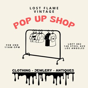 Pop up Thrift Shop Event Flyer Template | Fun Simple Pop up Shop ...
