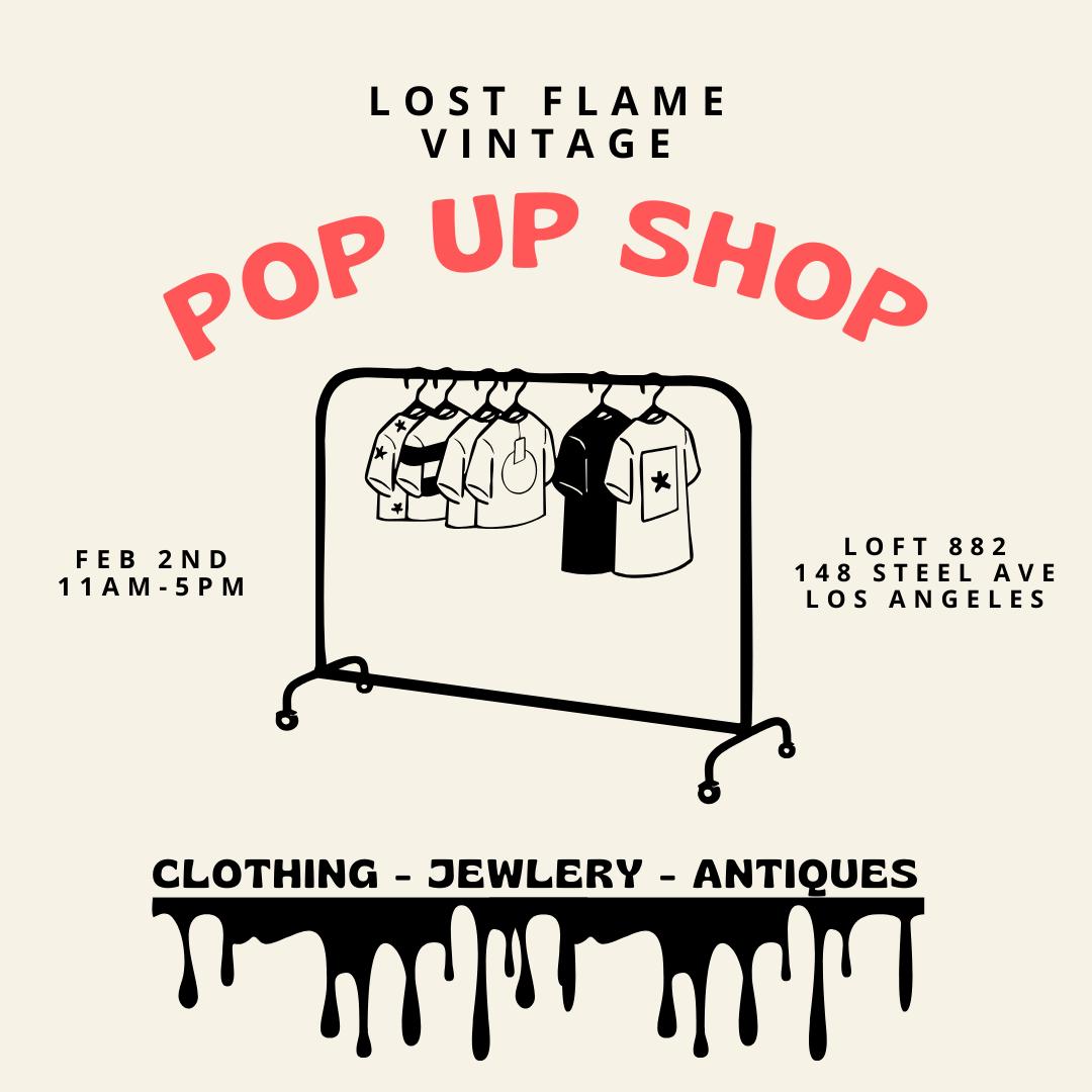 Pop up Thrift Shop Event Flyer Template | Fun Simple Pop up Shop ...