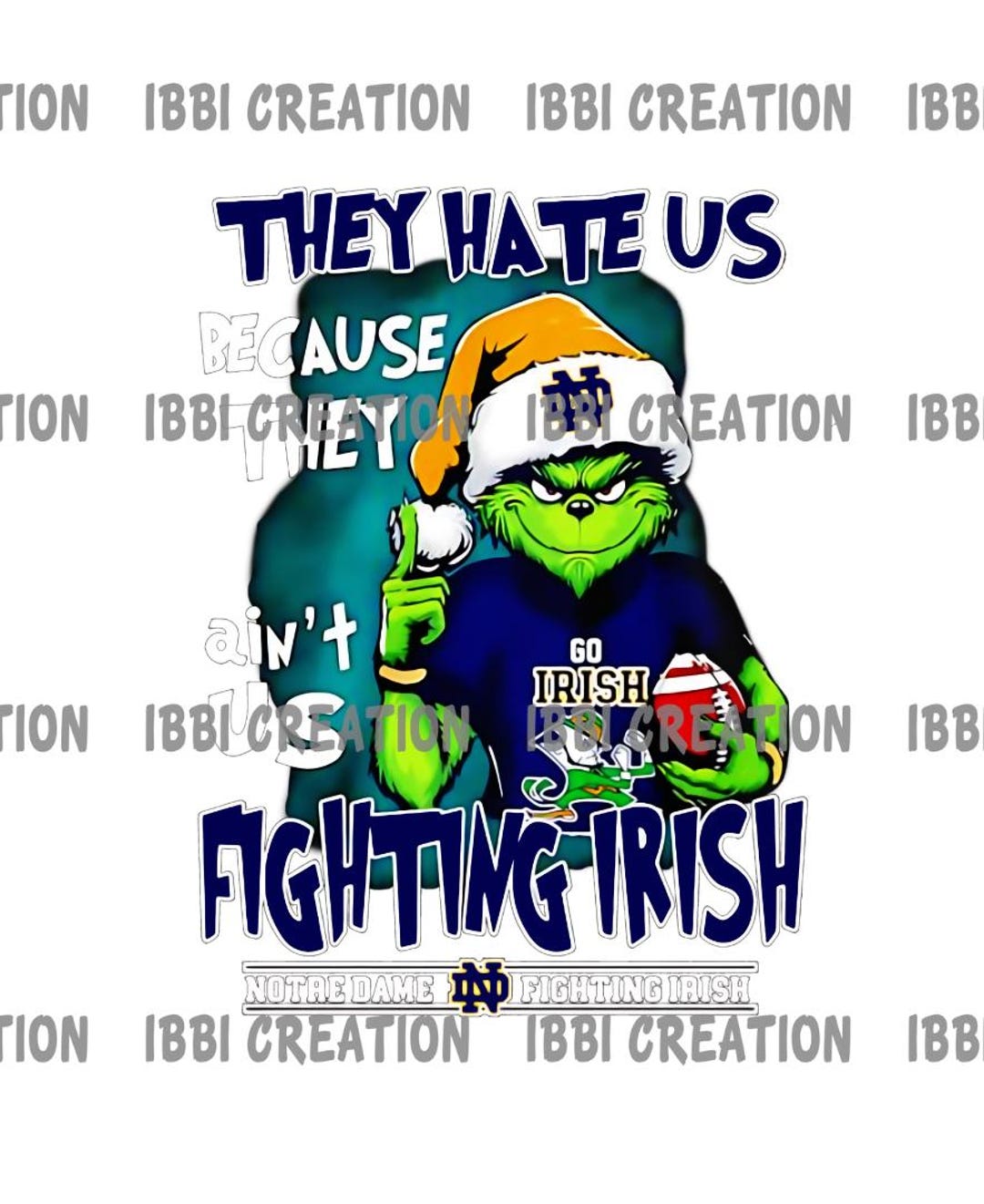 Grumpy Green Monster Football PNG - Holiday Sports Fan Christmas ...