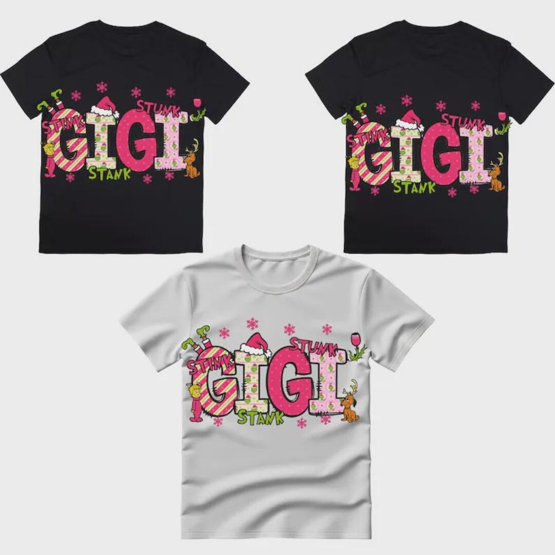 Funny Christmas Gigi Shirt: Grinch Inspired Holiday Tee - Etsy