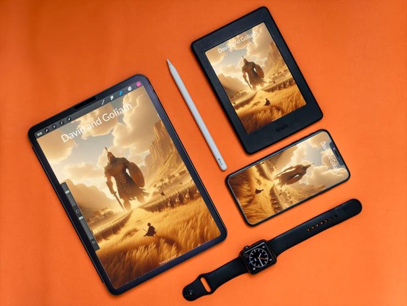 David and Goliath Bible Stories for Kids - Etsy