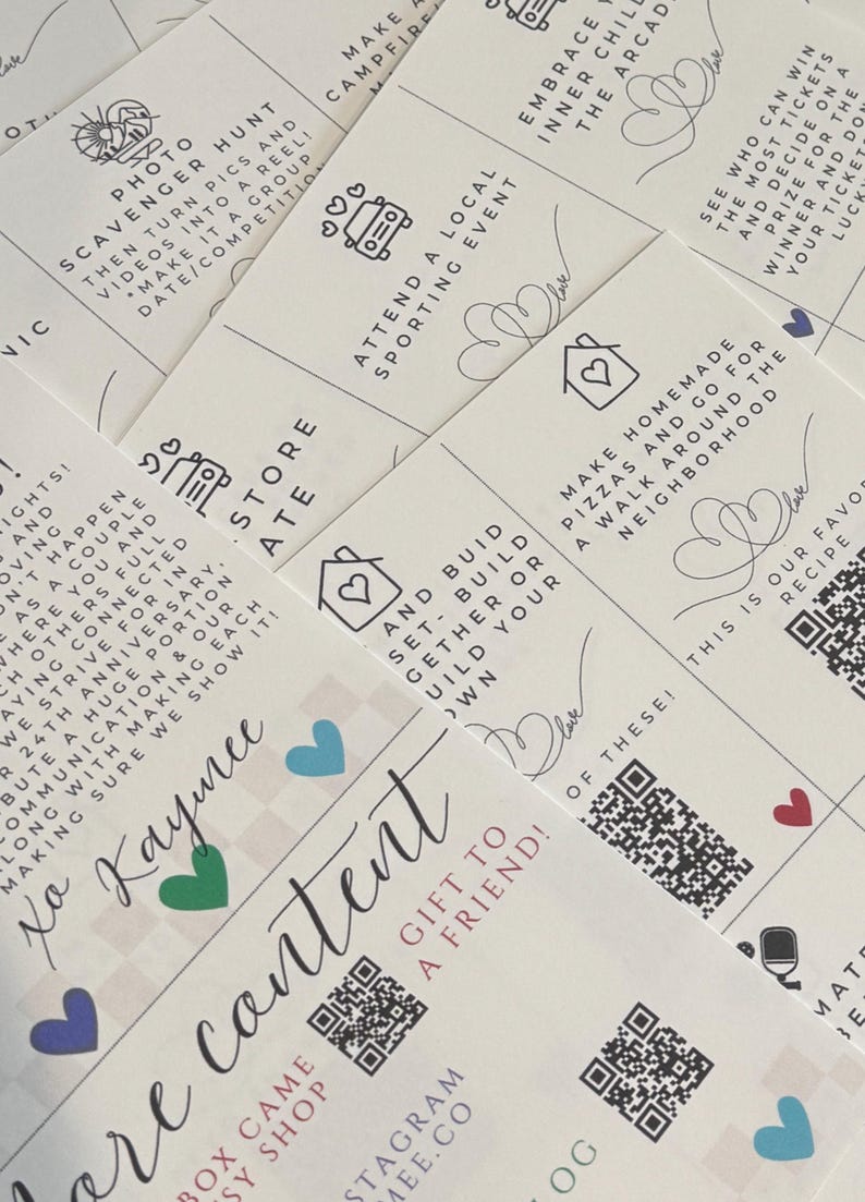 Year of Dates Printable | 56 Date Ideas for Couples (digital Download ...