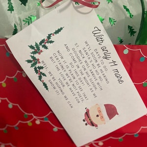 Digital Printable 12 Days of Christmas Poem Tags and Gift Ideas - Etsy