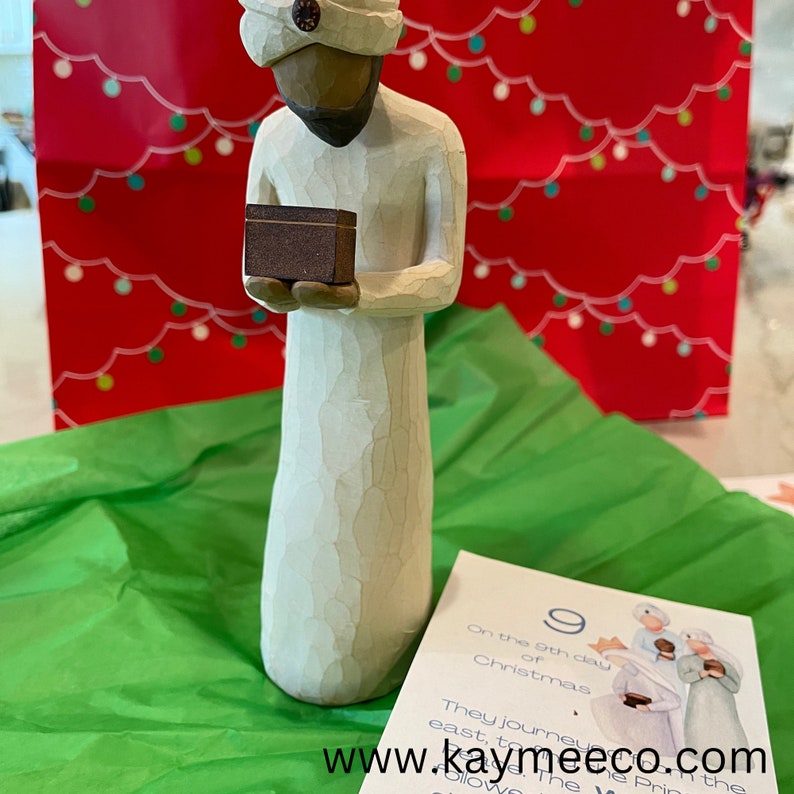 12 Days of Nativity Advent Countdown- Digital Printable Christmas Tags ...