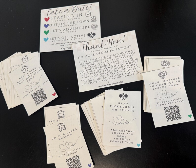 Year of Dates Printable | 56 Date Ideas for Couples (digital Download ...