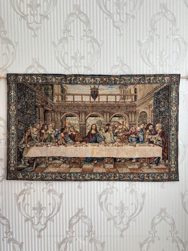 Last Supper Tapestry Wall Hanging-leonardo Da Vinci 67*109cm(29,6*42,9 ...