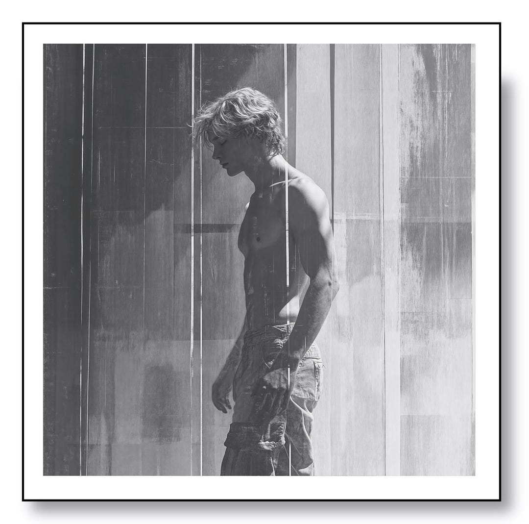 Albert Wolf Portrait: Moody Male Photography, LGBTQ+ Art (digital ...