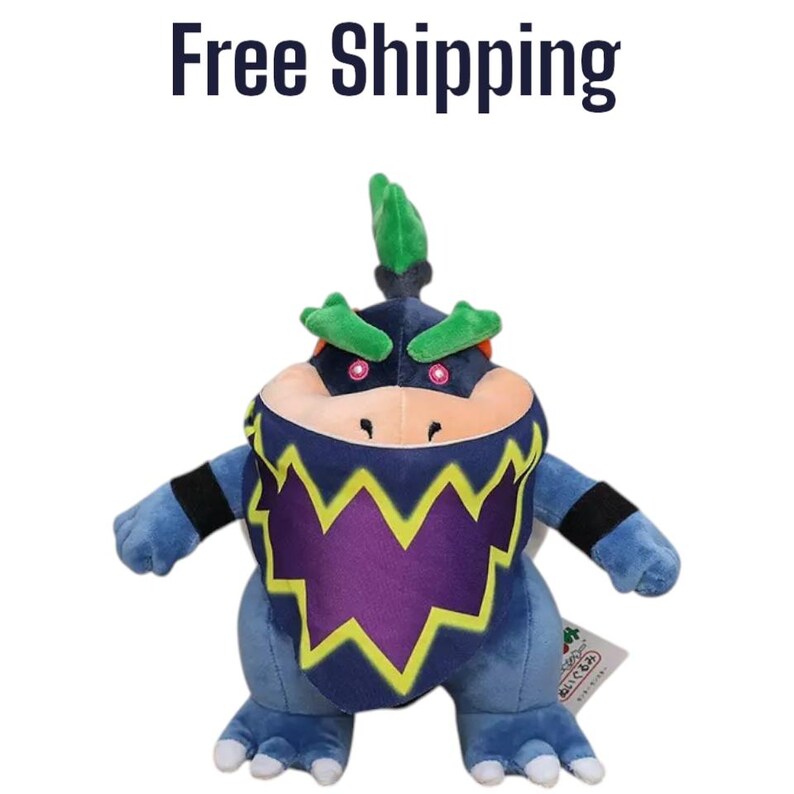 Super Mario Bros Wonder Bowser Jr. Plush Toy | Soft Stuffed Animal Doll ...