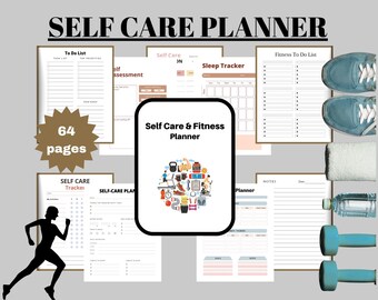 Editable Fitness Planner, Tracks Workout and Wellness Goal, Weight Loss ...