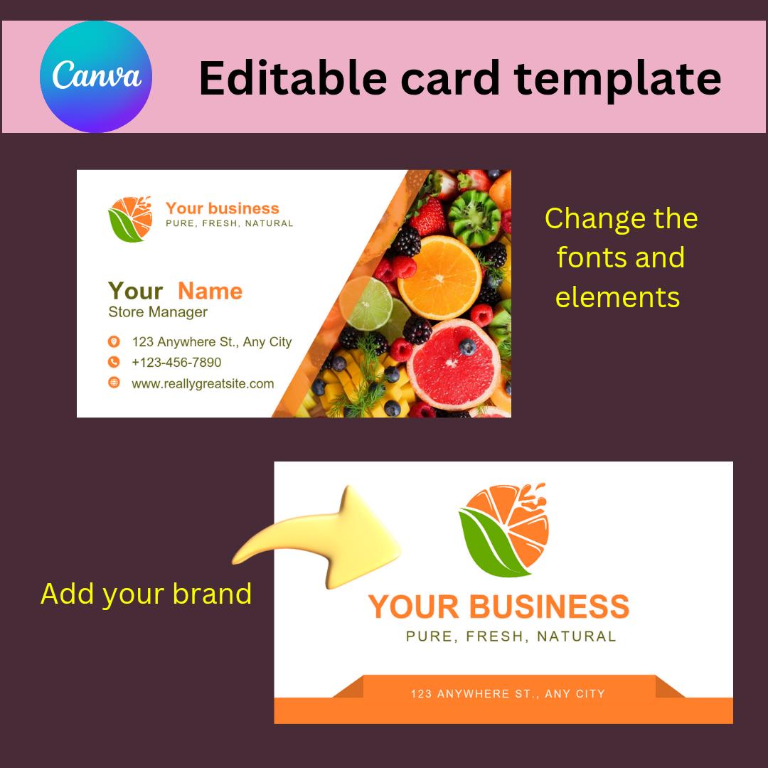 Editable Canva Juice Bar Flyer Template Tropical Drink Menu Design ...